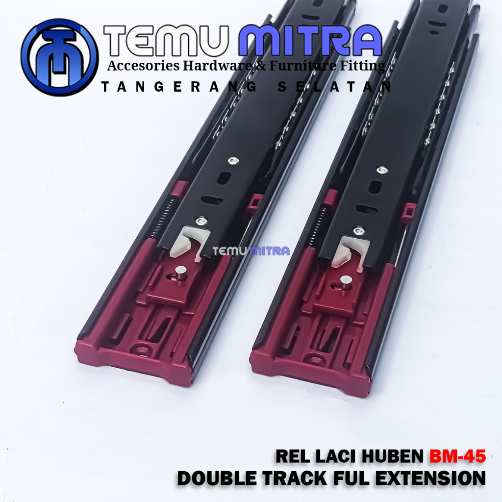 Jual Rel Laci HUBEN Slowmotion / Slow Motion Full Extension BM 45 ...