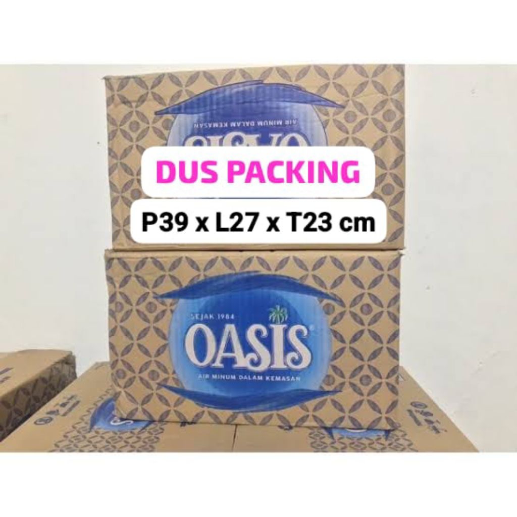 Jual Kardus Dus Box Karton Bekas Aqua / Air Mineral 600ml | Shopee ...