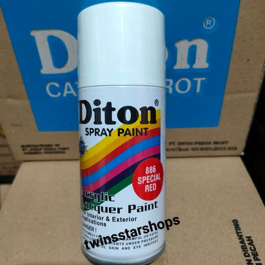 Jual Pilok Pilox Pylox Cat Diton Merah Ferari Special Red 886 Glossy ...