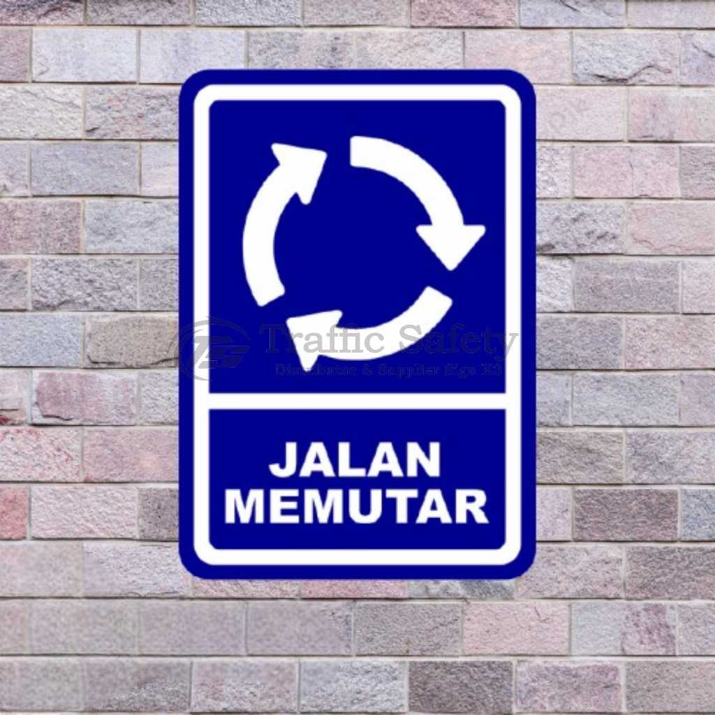 Jual Rambu petunjuk jalan memutar balik - Plat Alumunium 1.2mm | Shopee ...