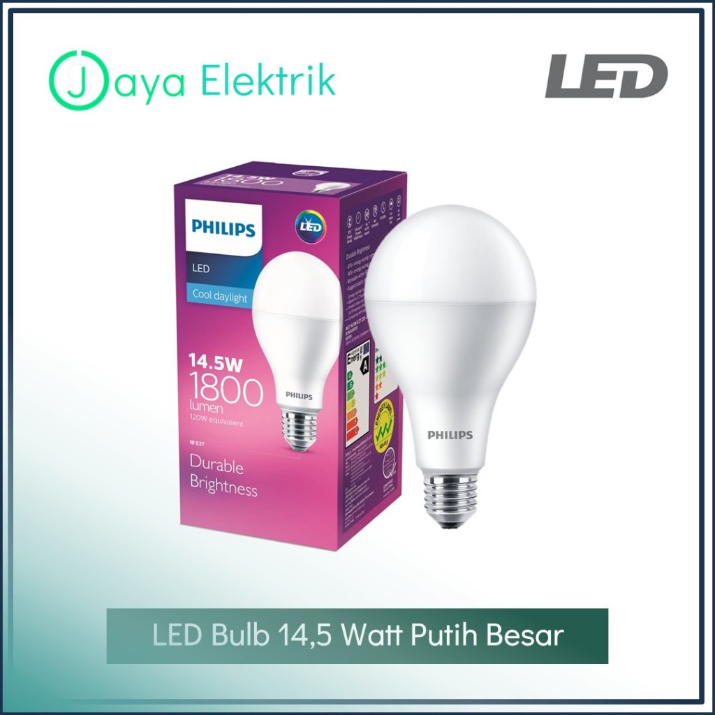 Jual PHILIPS Lampu LED Bulb 14,5W Putih Kuning Mycare 14.5 W Watt Cool ...