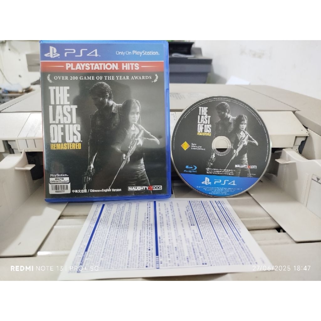 Jual BD/kaset Ps 4 TLOU Remaster Reg ALL. Playstation Hits. Mulus. | Shopee Indonesia