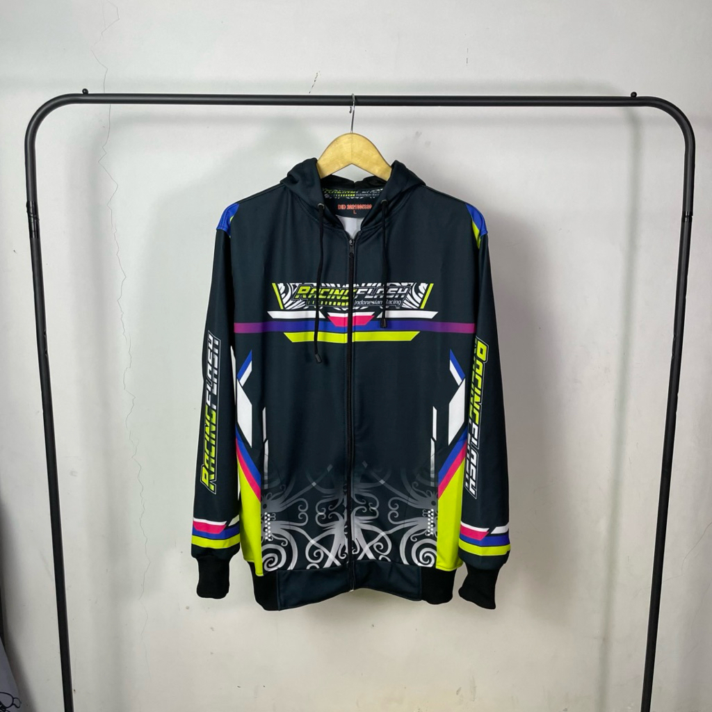 Jual jaket 2stroke/jaket racing flash/jaket motor/Jaket sanmori ...