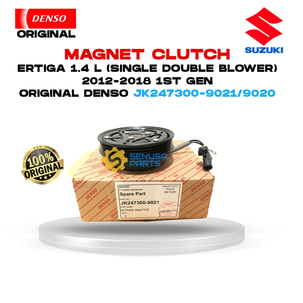 Jual Magnet Clutch Suzuki Ertiga 1.4 L (single double blower) K14B 2012-2018 1st Gen Original ...