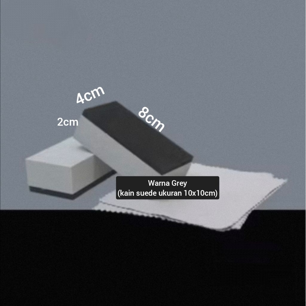 Jual Aplikator Coating Pad ukuran 8x4x2cm dan Kain Suede 10x10cm 220gsm ...