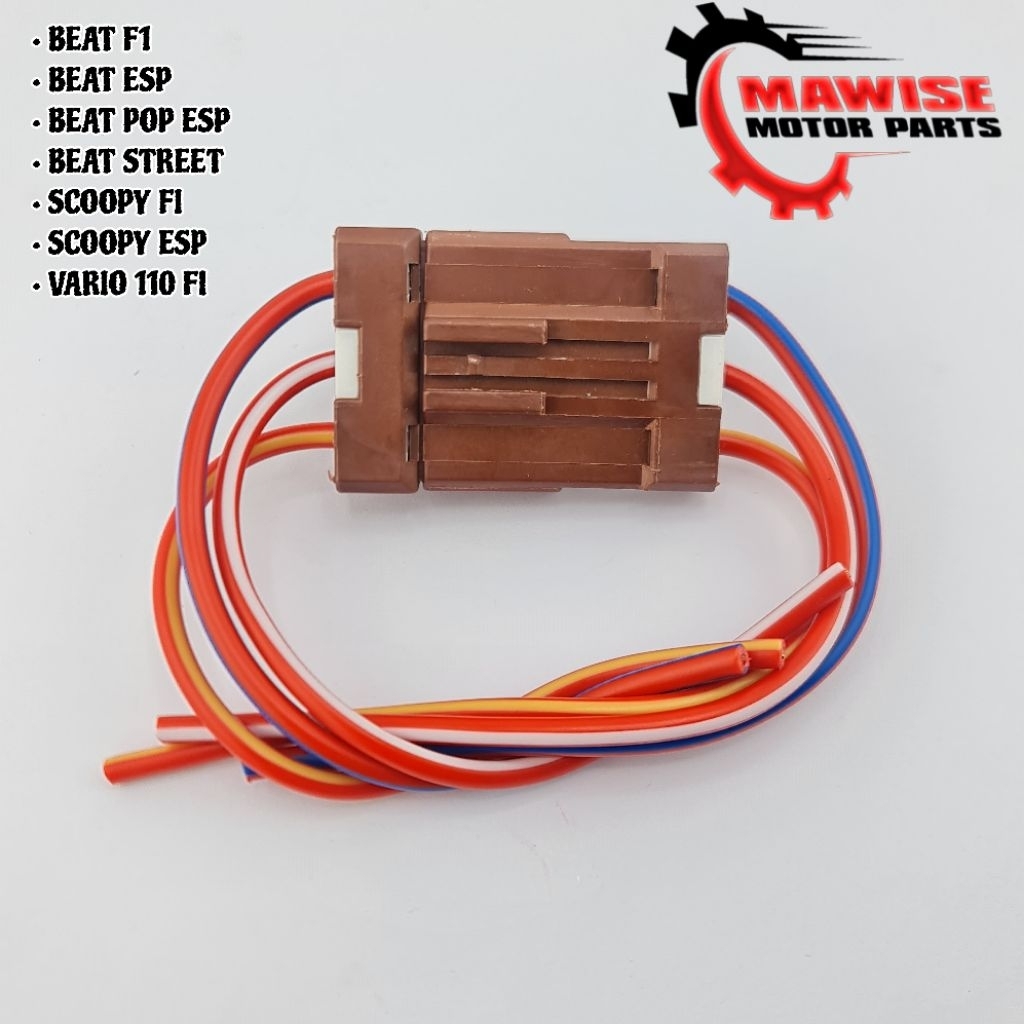 Jual SOKET ECM / ECU SPULL BEAT F1 + KABEL - Soket Socket Kabel Spull ...