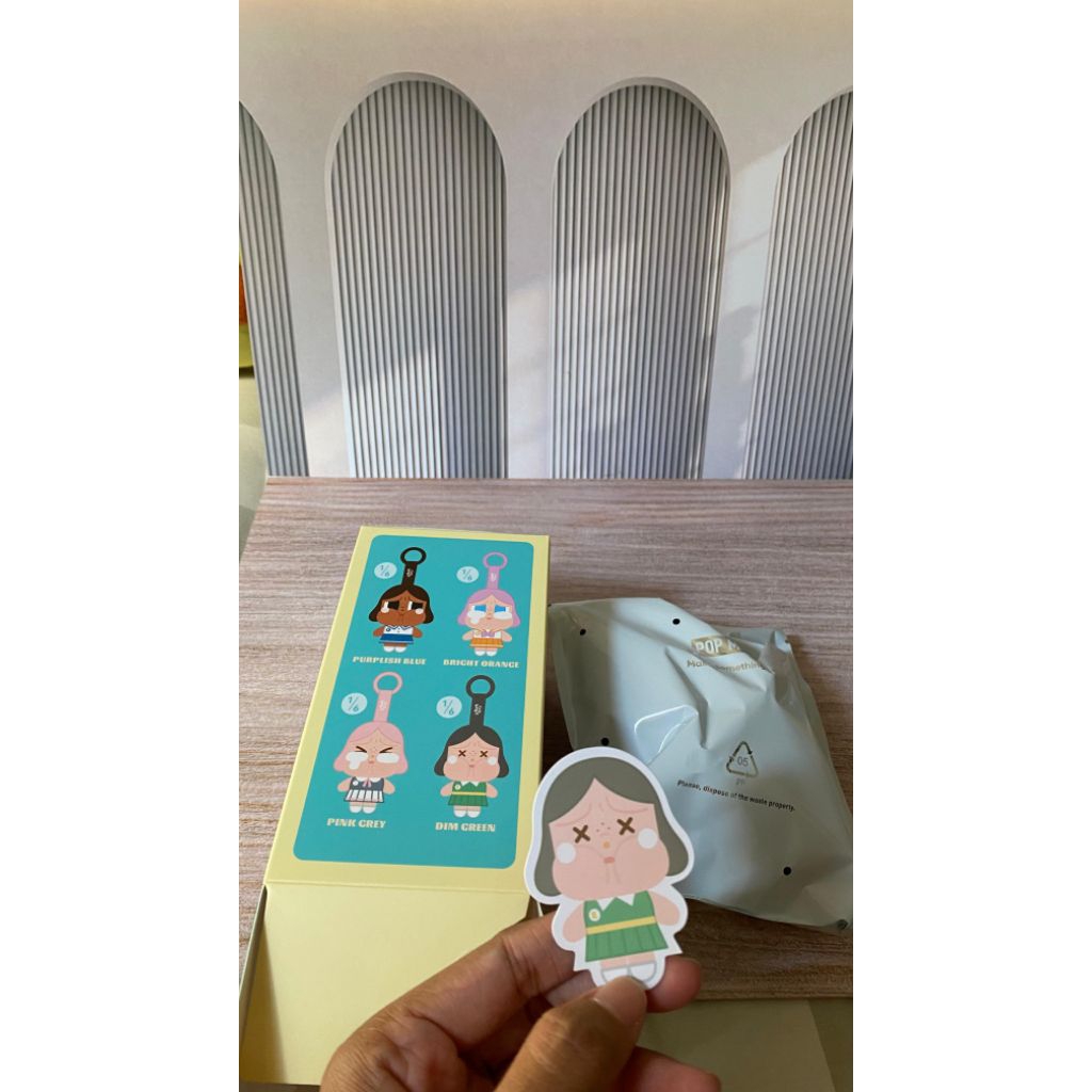 Jual popmart cry baby sunset concert dim green | Shopee Indonesia
