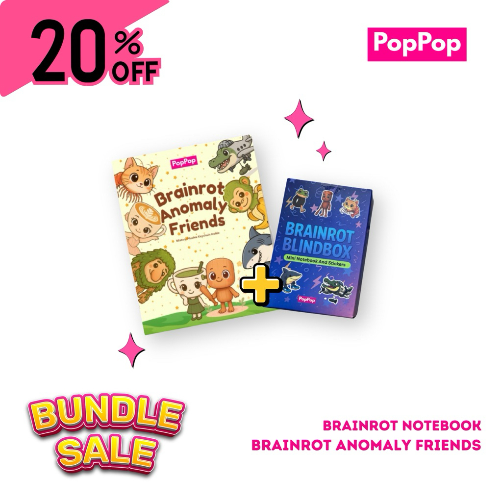 Jual READY BUNDLE SET ANOMALI BRAINROT FRIENDS + ANOMALI NOTEBOOK ...