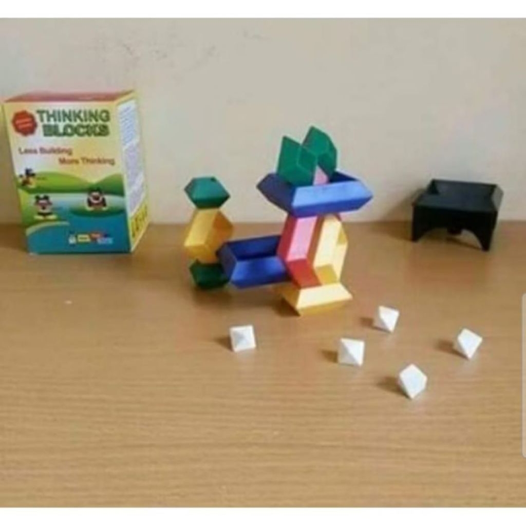 Jual Mainan Edukasi Anak PAUD Thinking Blocks dan Art & Design dan ...