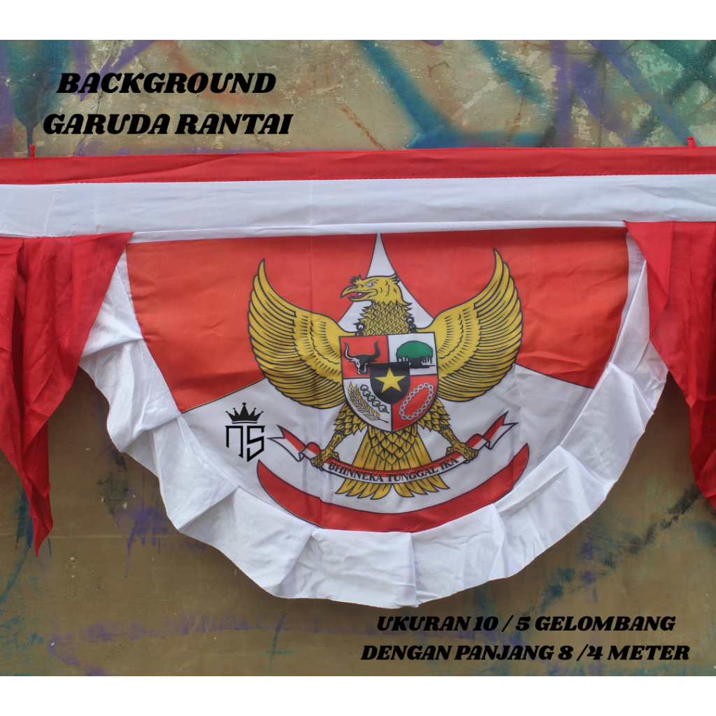 Jual Background Garuda merah putih10/5 Gelombang | Shopee Indonesia