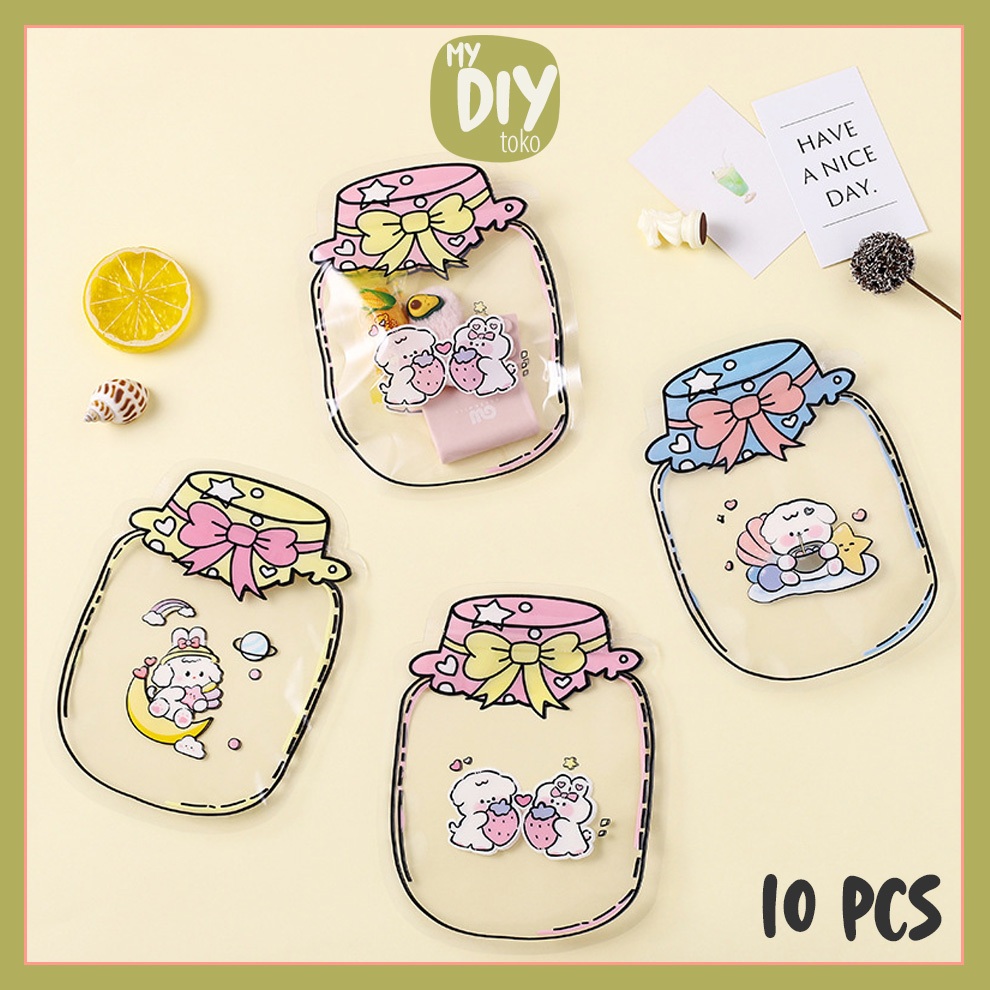 Jual [10pcs] Plastik Sachet Klip Ziplock Toples Lucu Fancy Plastik Klip ...