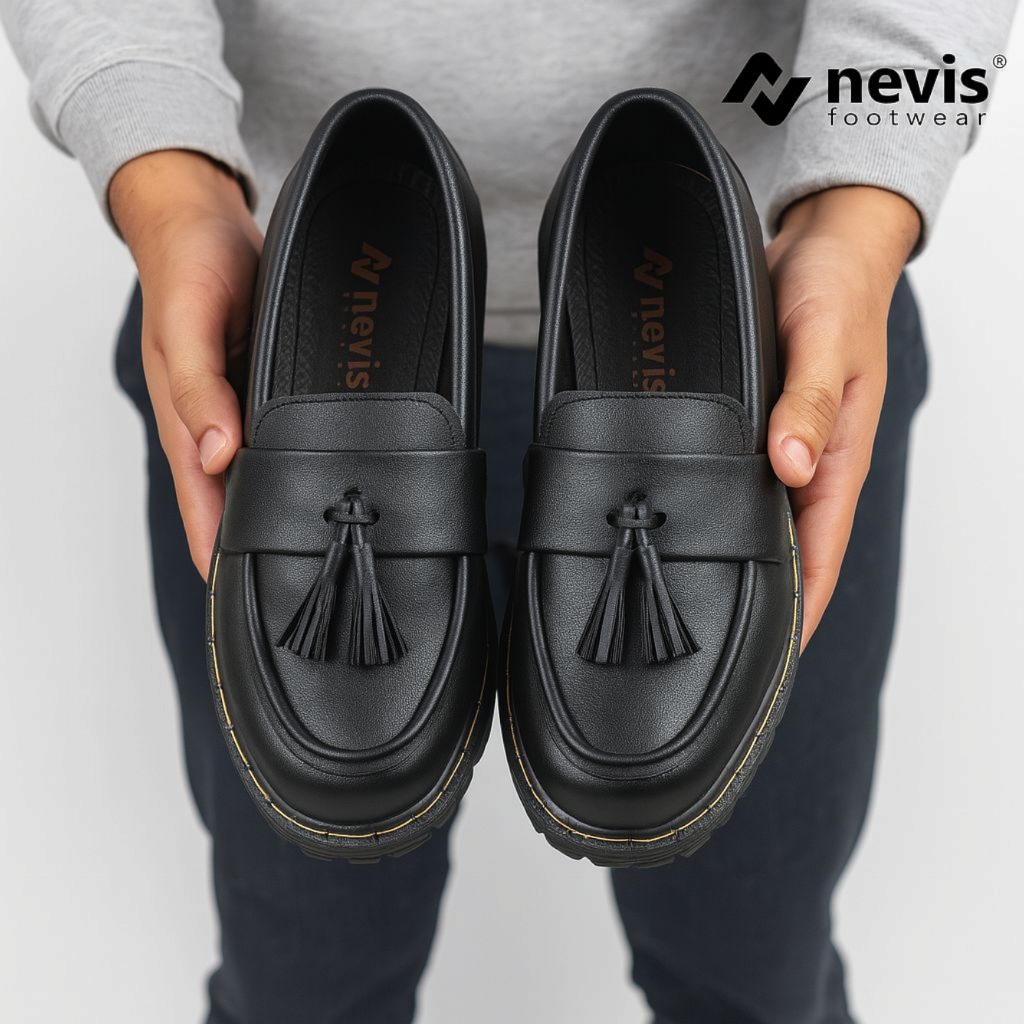Jual Sepatu Formal Loafers Pria Wanita Jumbo Big Size 36-45 Original ...