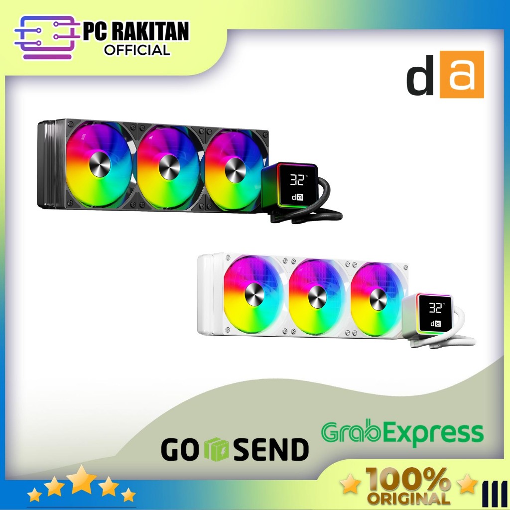 Jual DIGITAL ALLIANCE KAZE WATER COOLING AIO 360 ARGB BLACK DIGITAL / WHITE | Shopee Indonesia