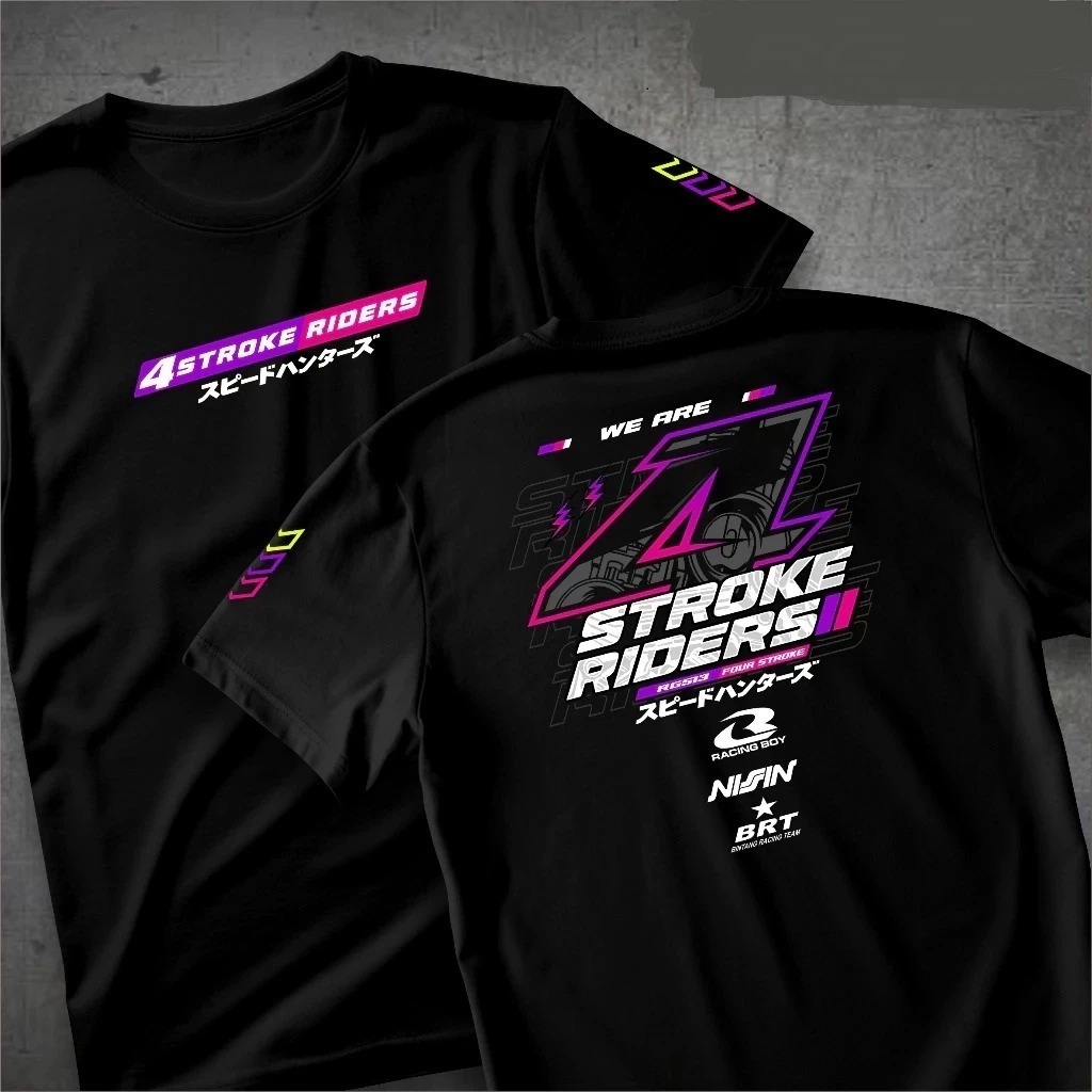 Jual KAOS Racing Four 4 Stroke Engine - kaos Distro Pia dan Wanita Unisex Kata Kata Racing Four ...