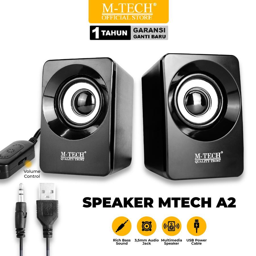 Jual MTECH Speaker Mini Multimedia A2/A3 Portable bisa PC Komputer ...
