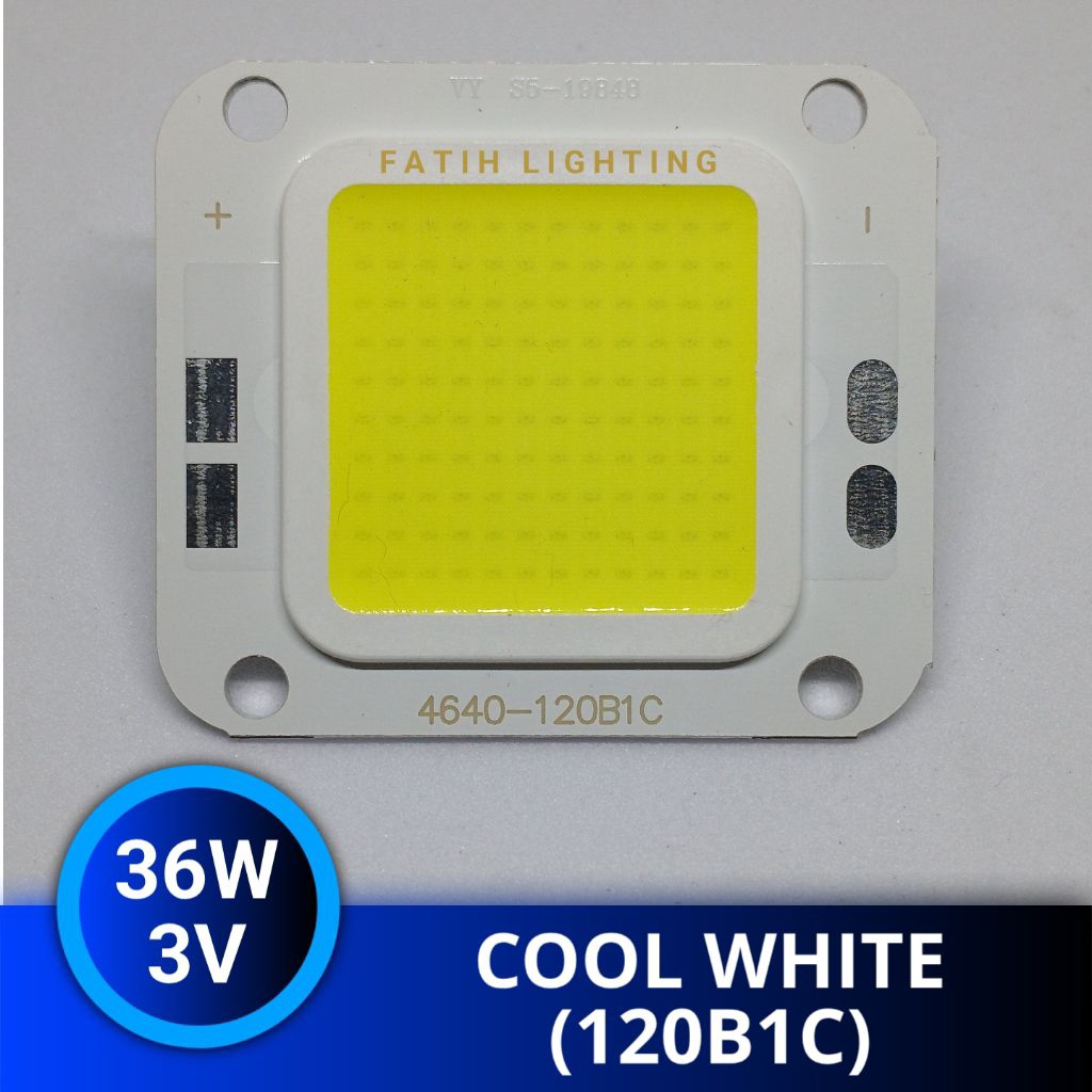 Jual Sparepart Lampu Sorot LED 36 Watt 3 Volt DC Tipe 120B1C Warna Cool ...