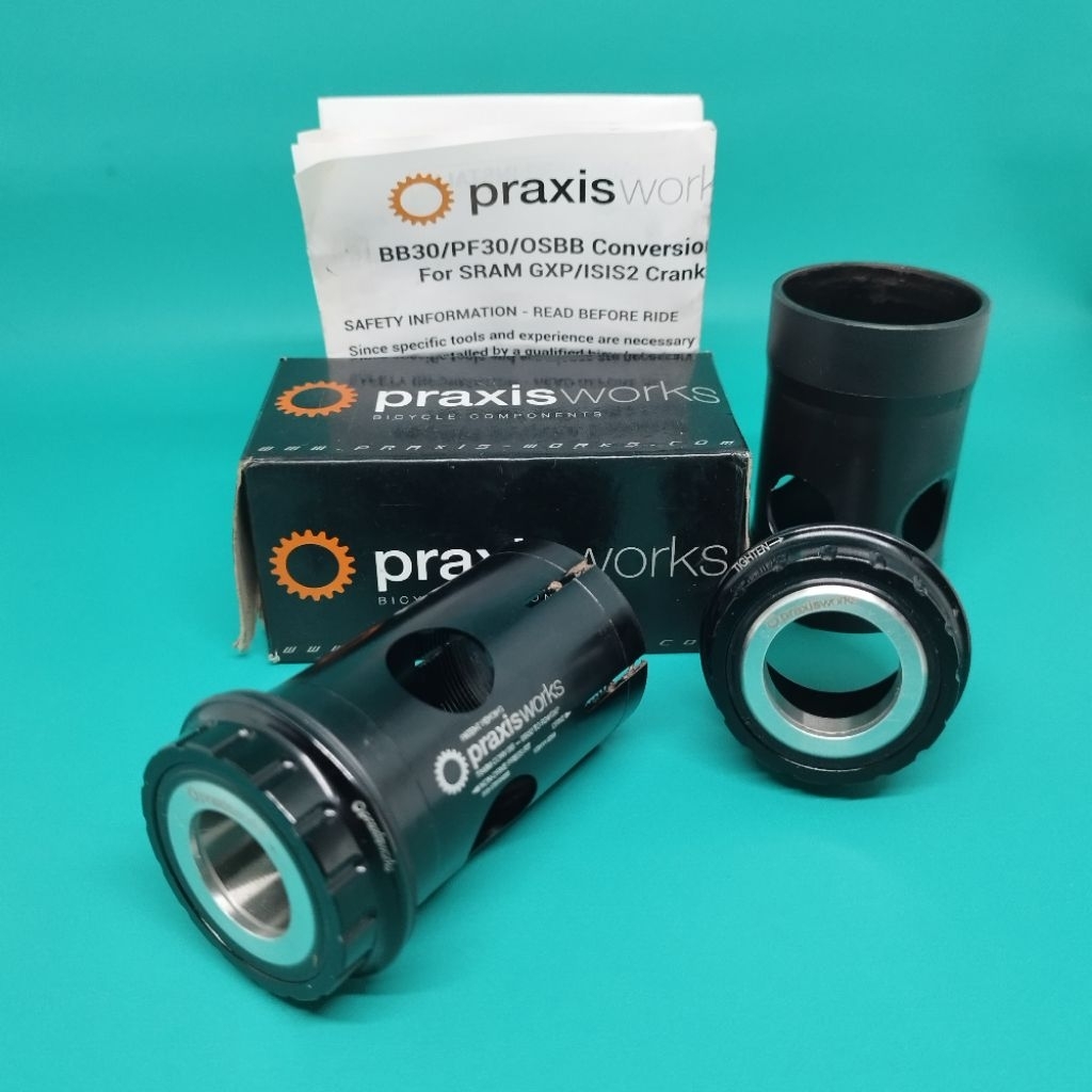 Jual bottom bracket praxis works BB30 Pressfit to Crank GXP spindle 24 ...