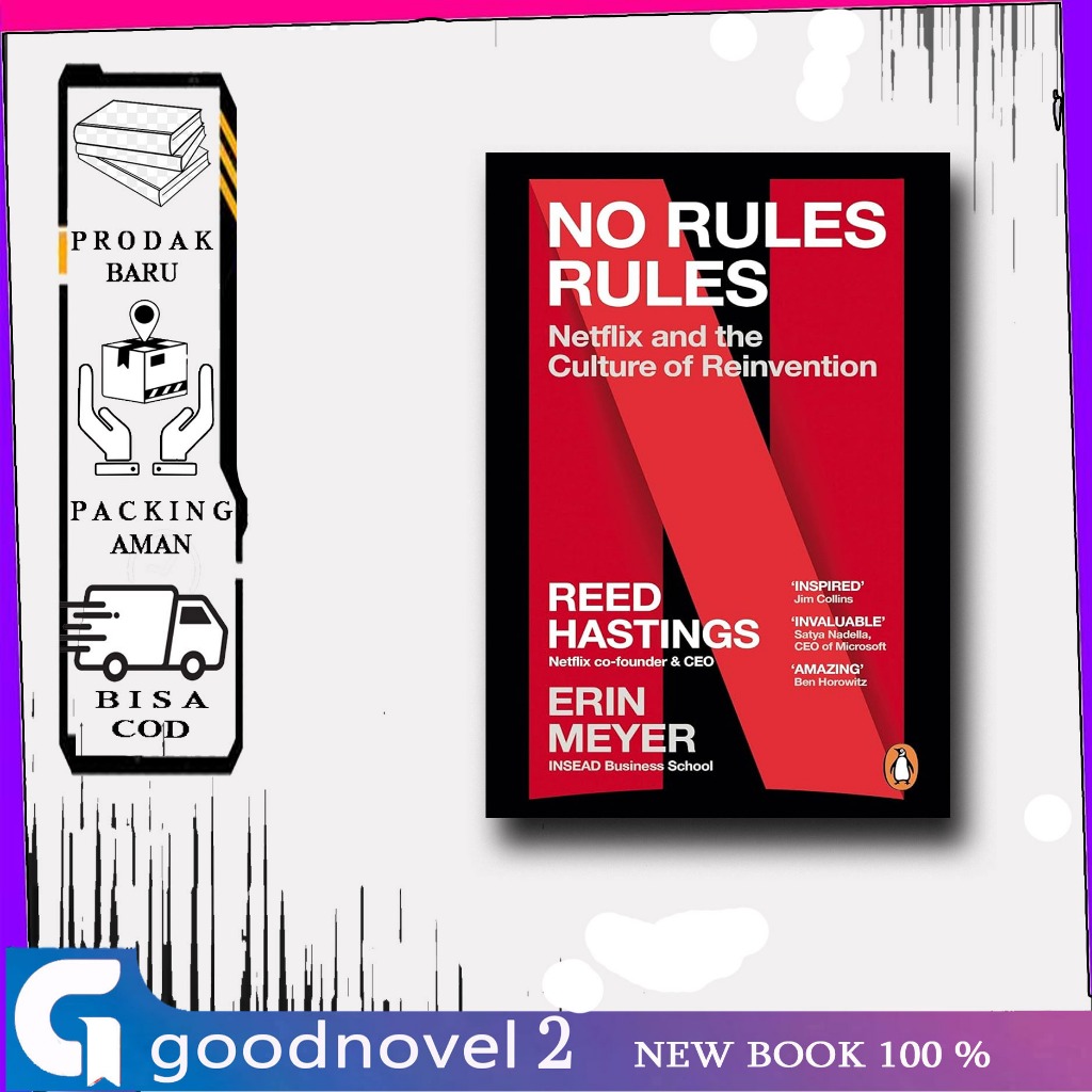 Jual No Rules Rules - Reed Hastings (English) | Shopee Indonesia