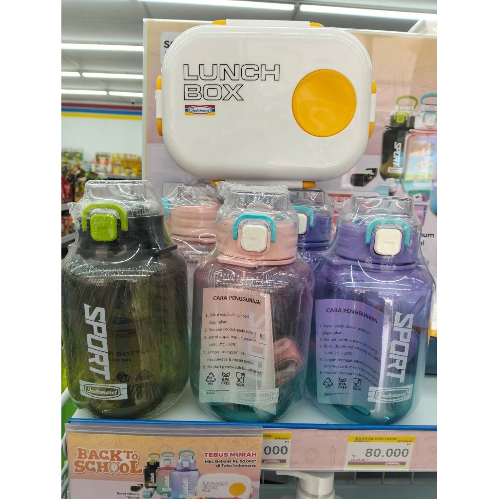 Jual BOTOL MINUMAN SPROT SNI 1100ML WARNA RANDOM | Shopee Indonesia