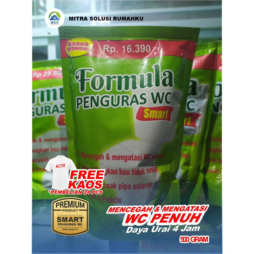 Jual Penguras WC [SMART 500 Gram]-BIO 2000 | Shopee Indonesia
