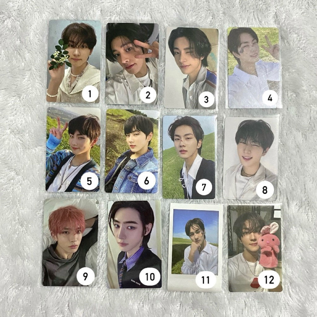 Jual [official] Photocard PC Enhypen | aab jungwon jake heeseung sunghoon | dark blood orange ...