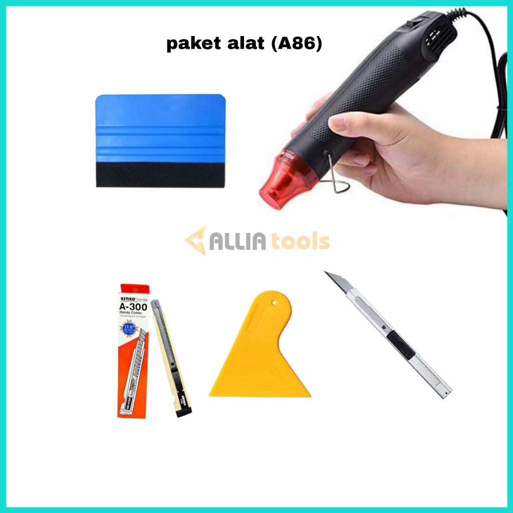 Jual Satu Set Alat Pasang Skotlet Sticker Kaca Film Alat Bantu ...