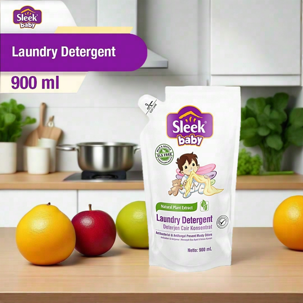 Jual Sleek Laundry Detergent 450ml, 500ml, 900ml | Shopee Indonesia