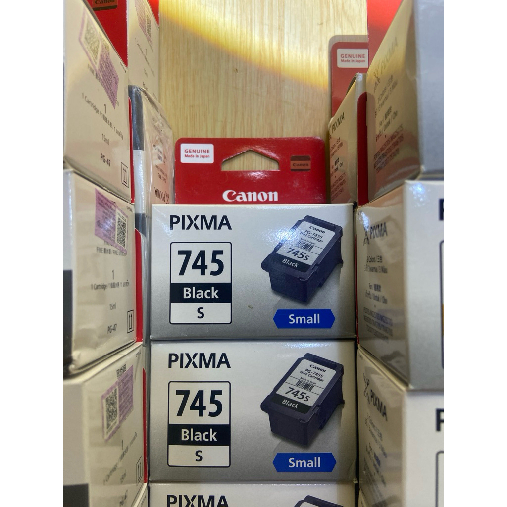 Jual Tinta Canon 745s- 746s small black dan Color Original Pixma ip 2870S, MG2570S, TS207, TS307 ...