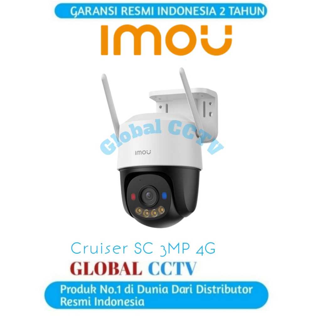 Jual Imou Cruiser SC 3MP 4G Sim Card 2 Way Audio IP Camera Full Color ...