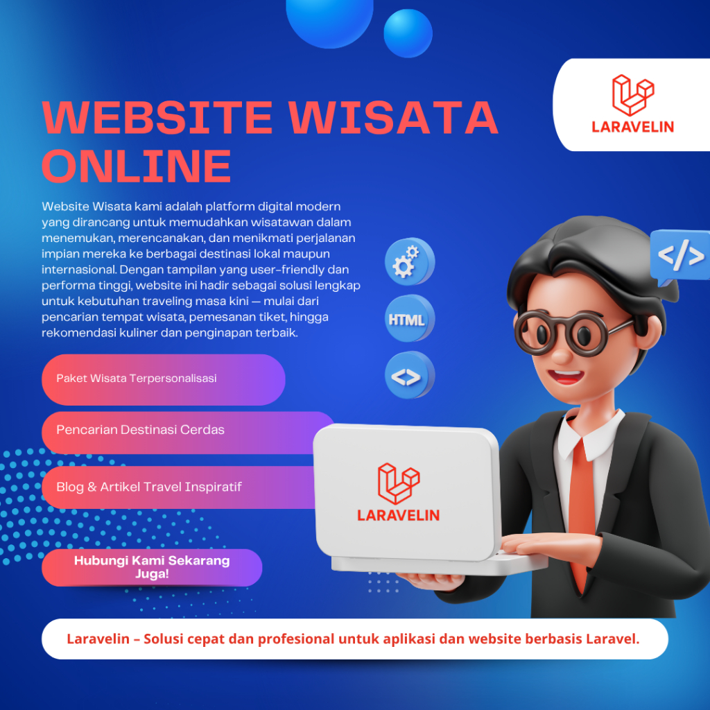Jual Website Wisata Online Profesional – Jasa Pembuatan Website Travel ...