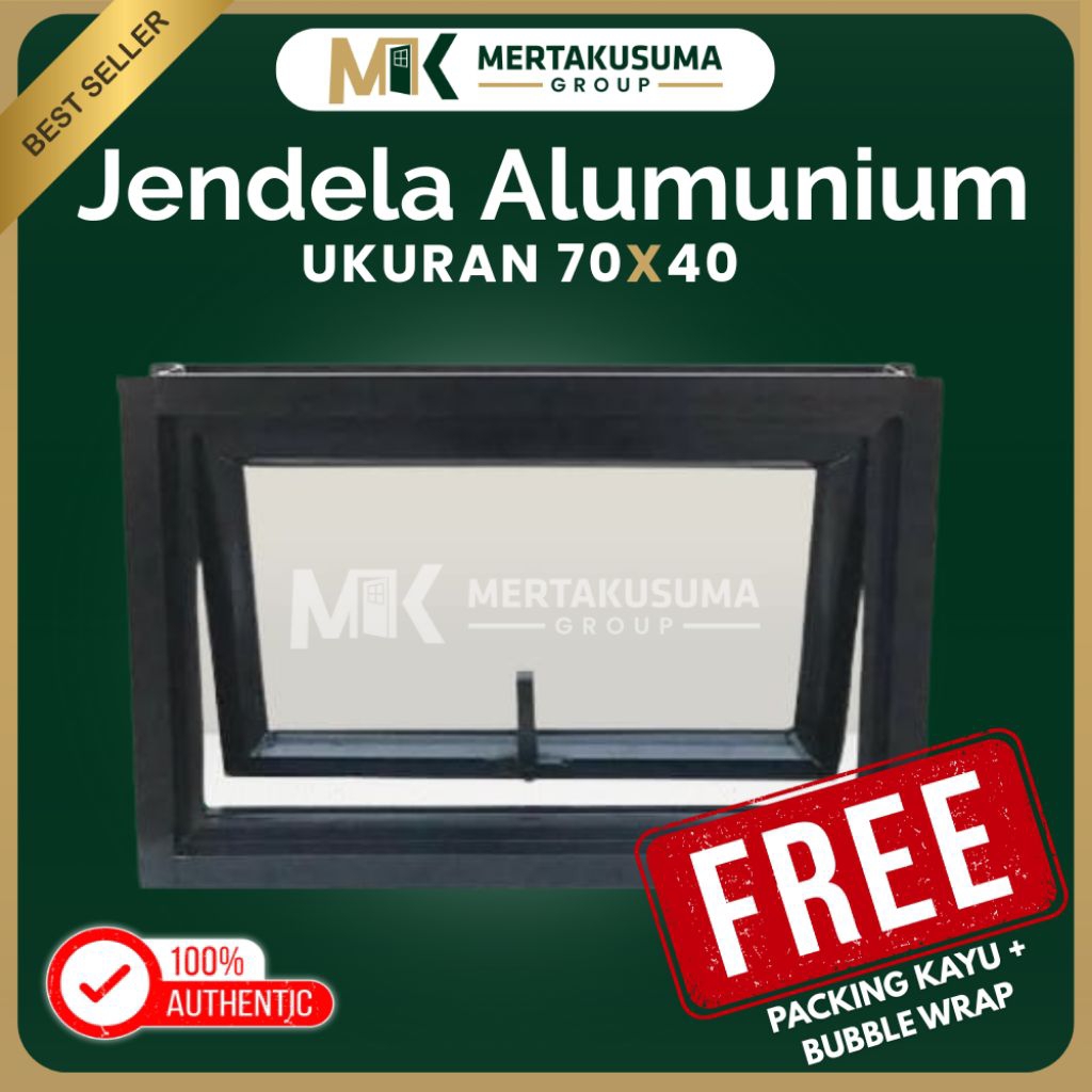 Jual Jendela Alumunium - 70X40 Alumunium window Minimalist Bisa Custom ...