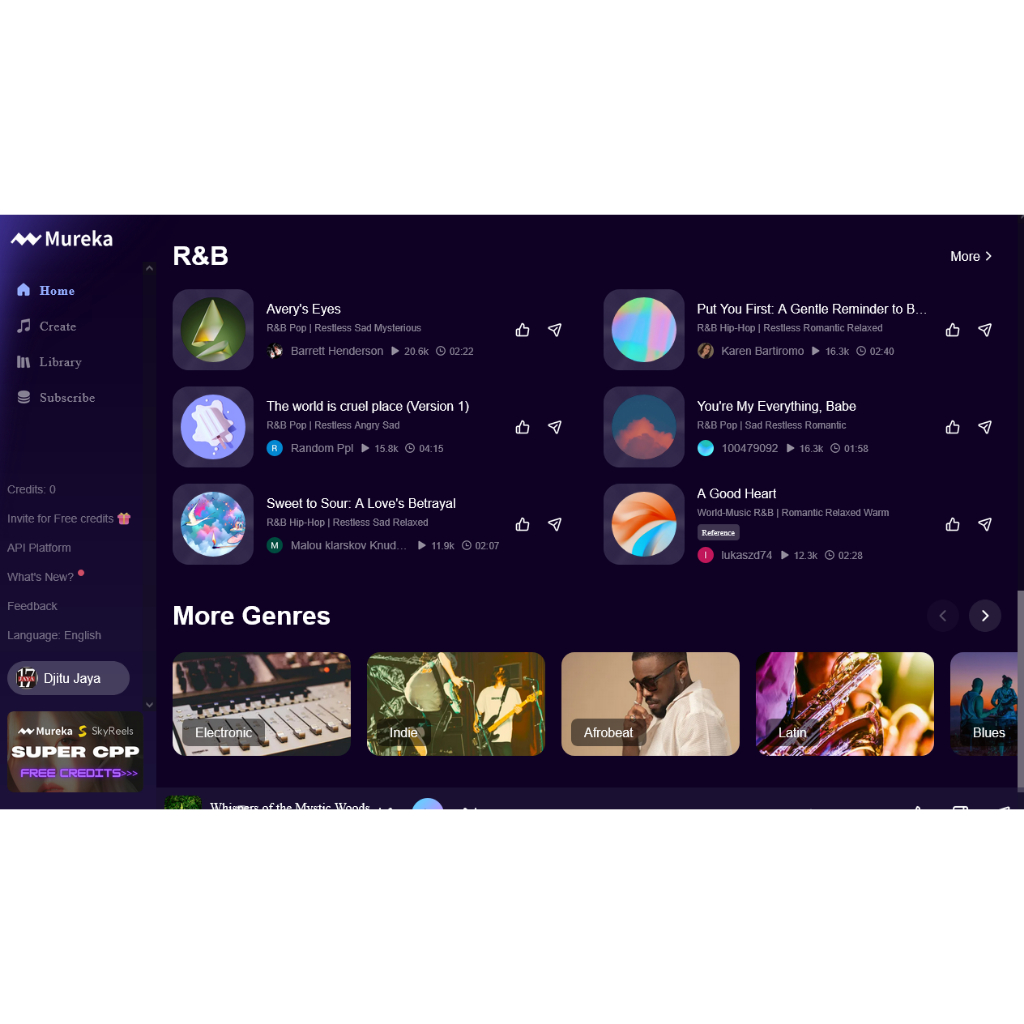 Jual MUREKA AI - NEW SUNO AI - Generator Musik AI - Membuat Musik dan Lagu Menggunakan Mureka AI ...