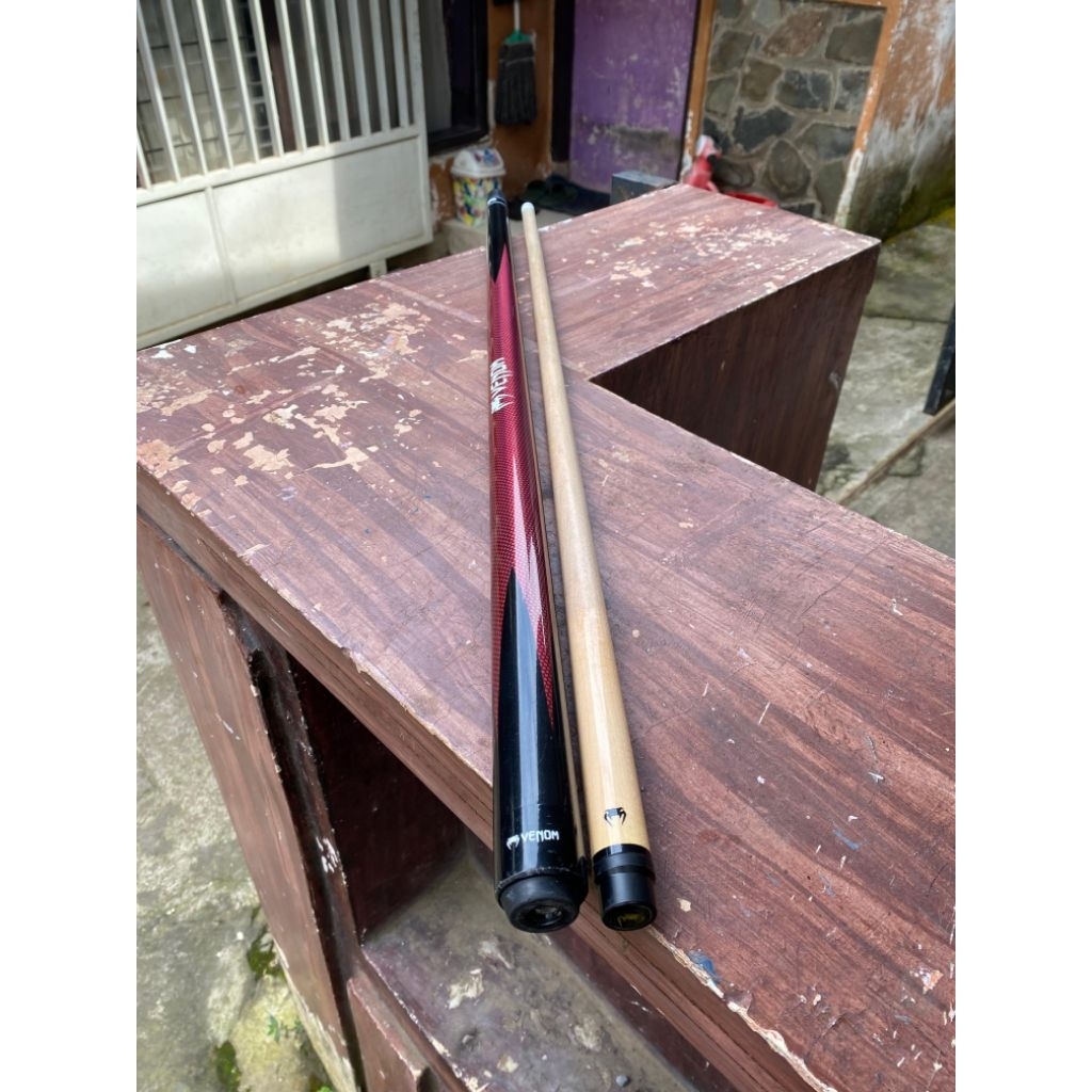 Jual stick billiard venom phantom red | Shopee Indonesia