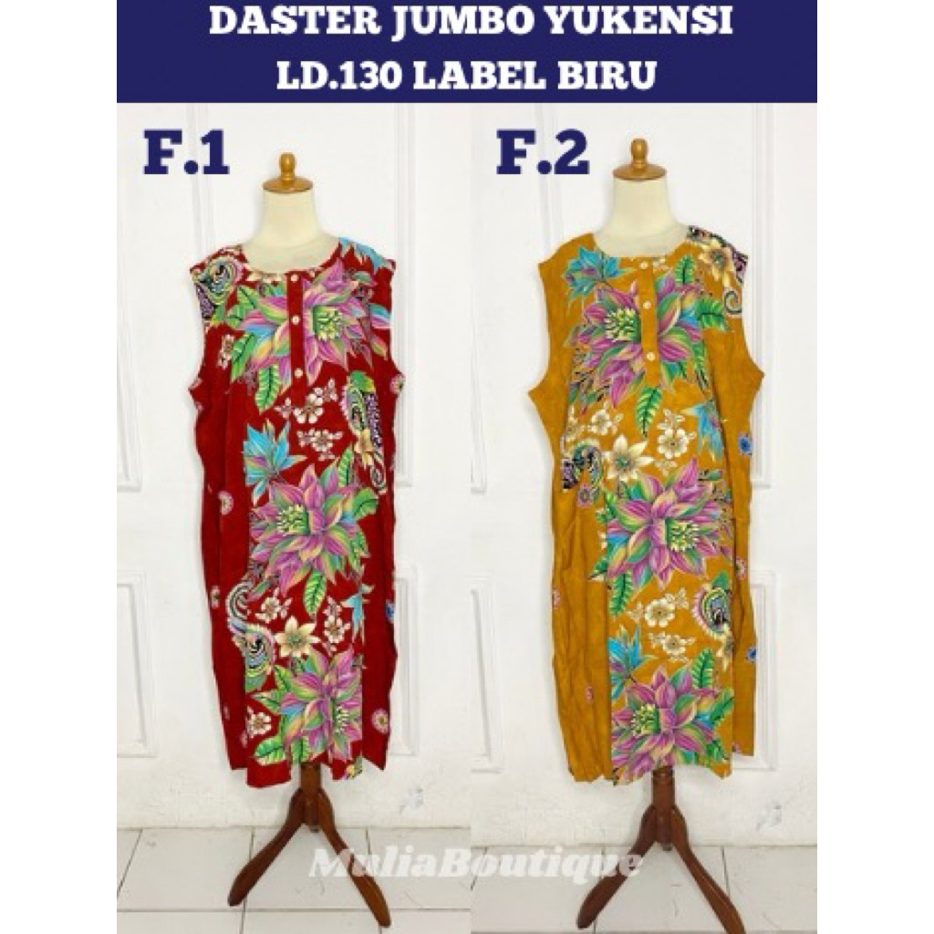 Jual Daster Yukensi Jumbo ld 130 Kencana Ungu Tanpa Lengan Label Biru ...