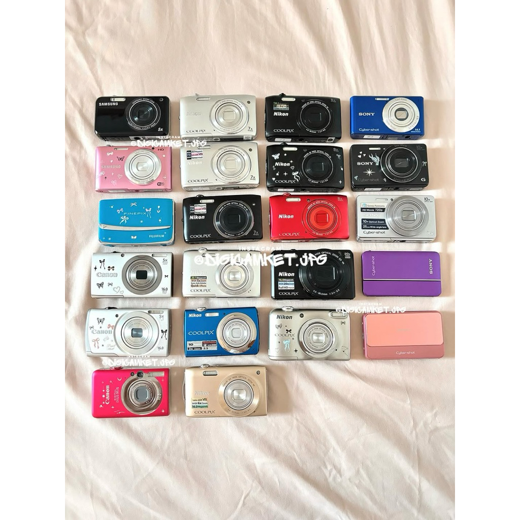 Jual ready digicam nikon coolpix sony cybershot canon ixus powershot ...