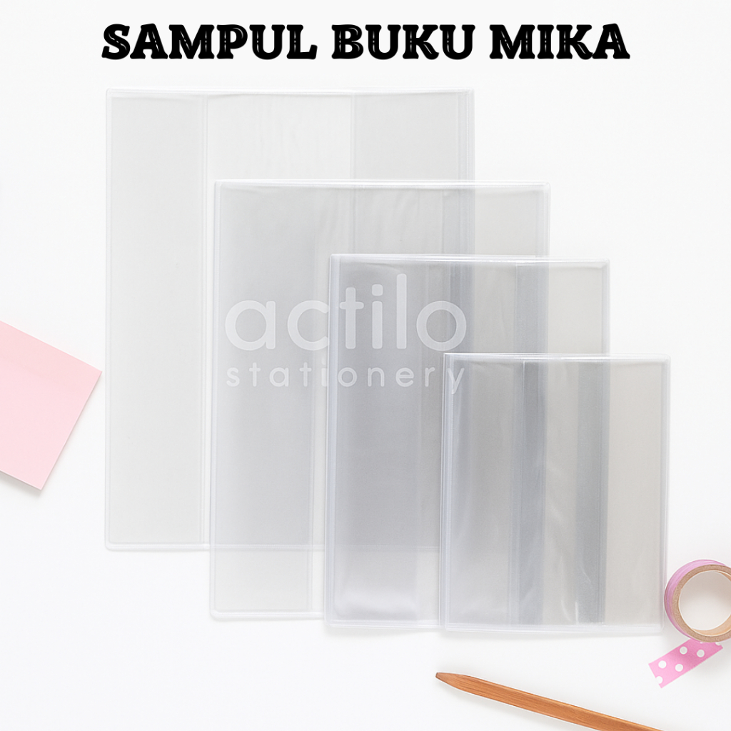 Jual Sampul Buku Plastik Mika Semar Kwarto Boxy Lks Folio isi 10 Lembar - Sampul Mika / Sampul ...