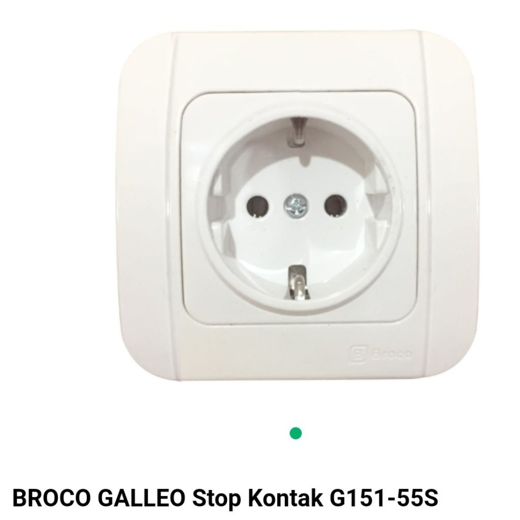 Jual Broco Galeo Stop Kontak Snow White Original | Shopee Indonesia