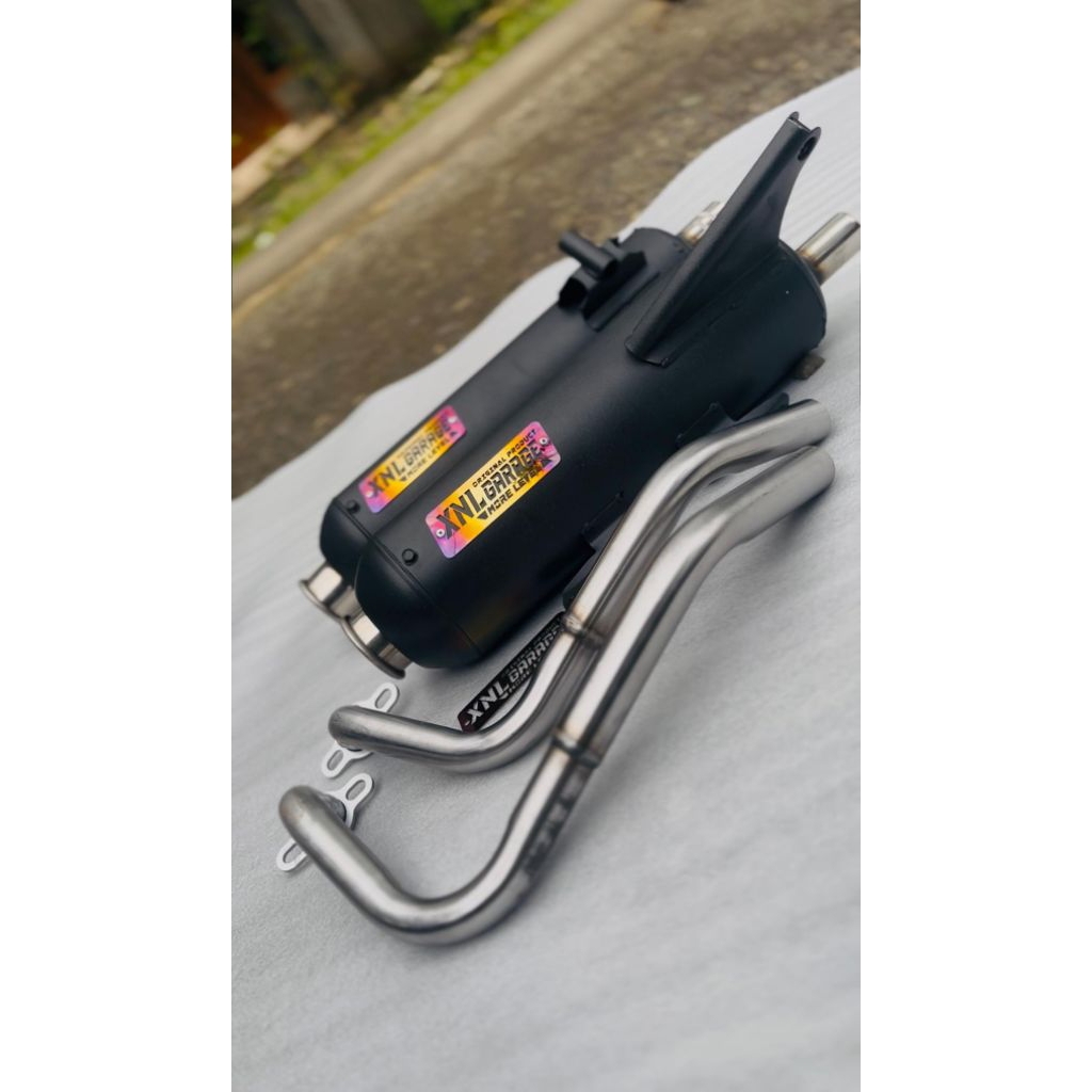 Jual Knalpot Standar Racing Luster motor standar inlet 26 28 out 38 ...
