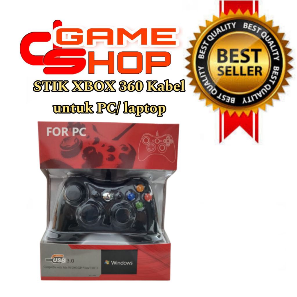 Jual Stik pc model xbox kabel stik xbox 360 kabel untuk pc laptop ...