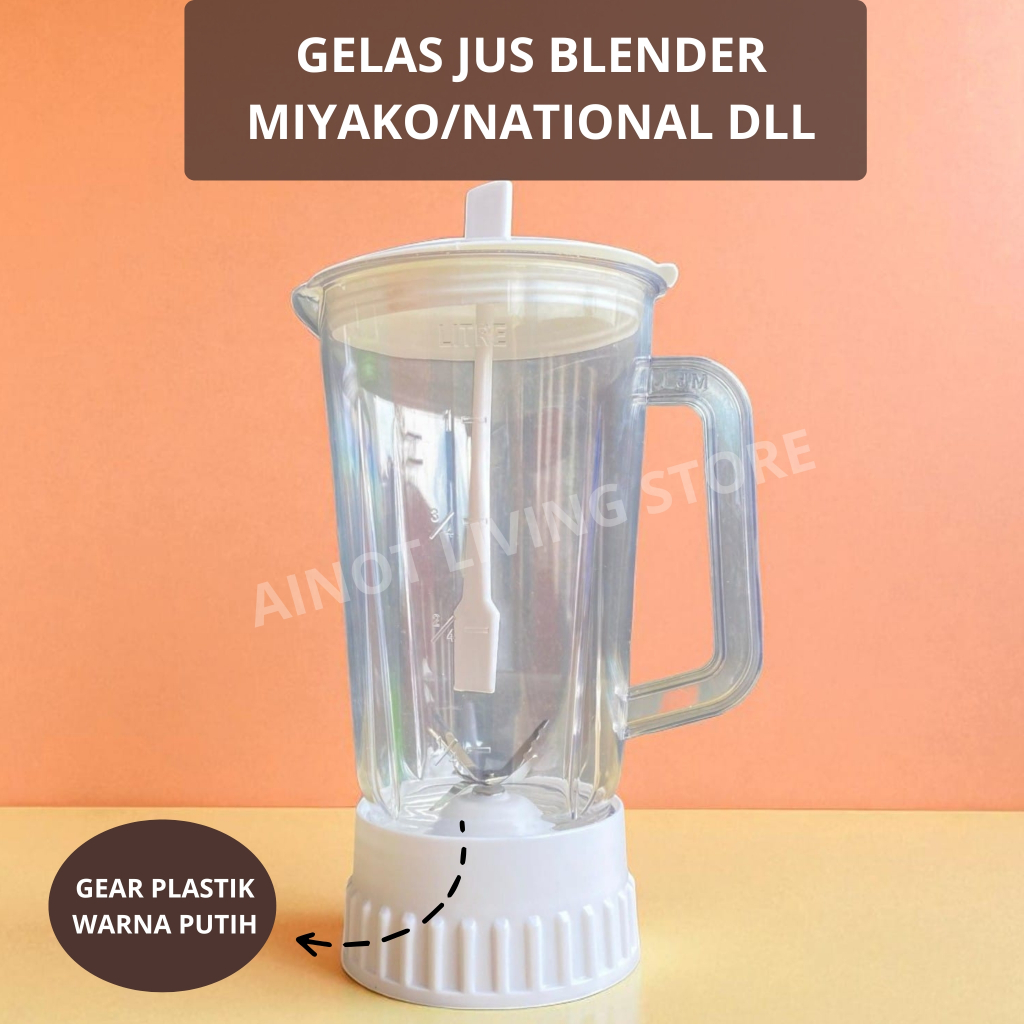 Jual [ALS] SET Gelas Blender Miyako BL101 Set Gelas Jus Blender Miyako ...