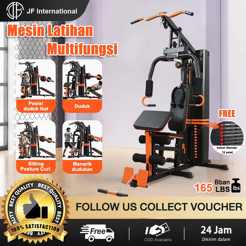 Jual Alat fitness Home gym/Mesin Latihan Multifungsi Single-Position ...