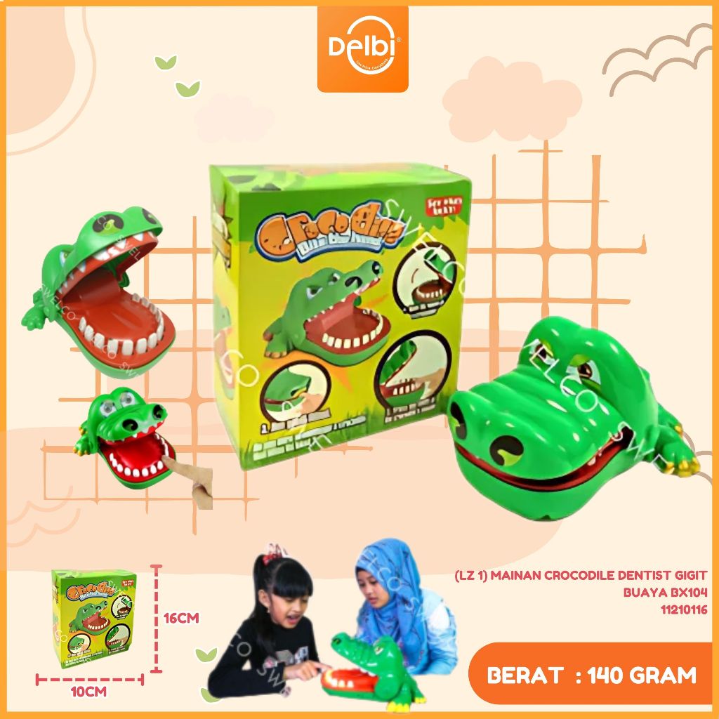 Jual Mainan Buaya Gigit Jari tangan - Mainan Fenomenal Prank toy - PAUS ...