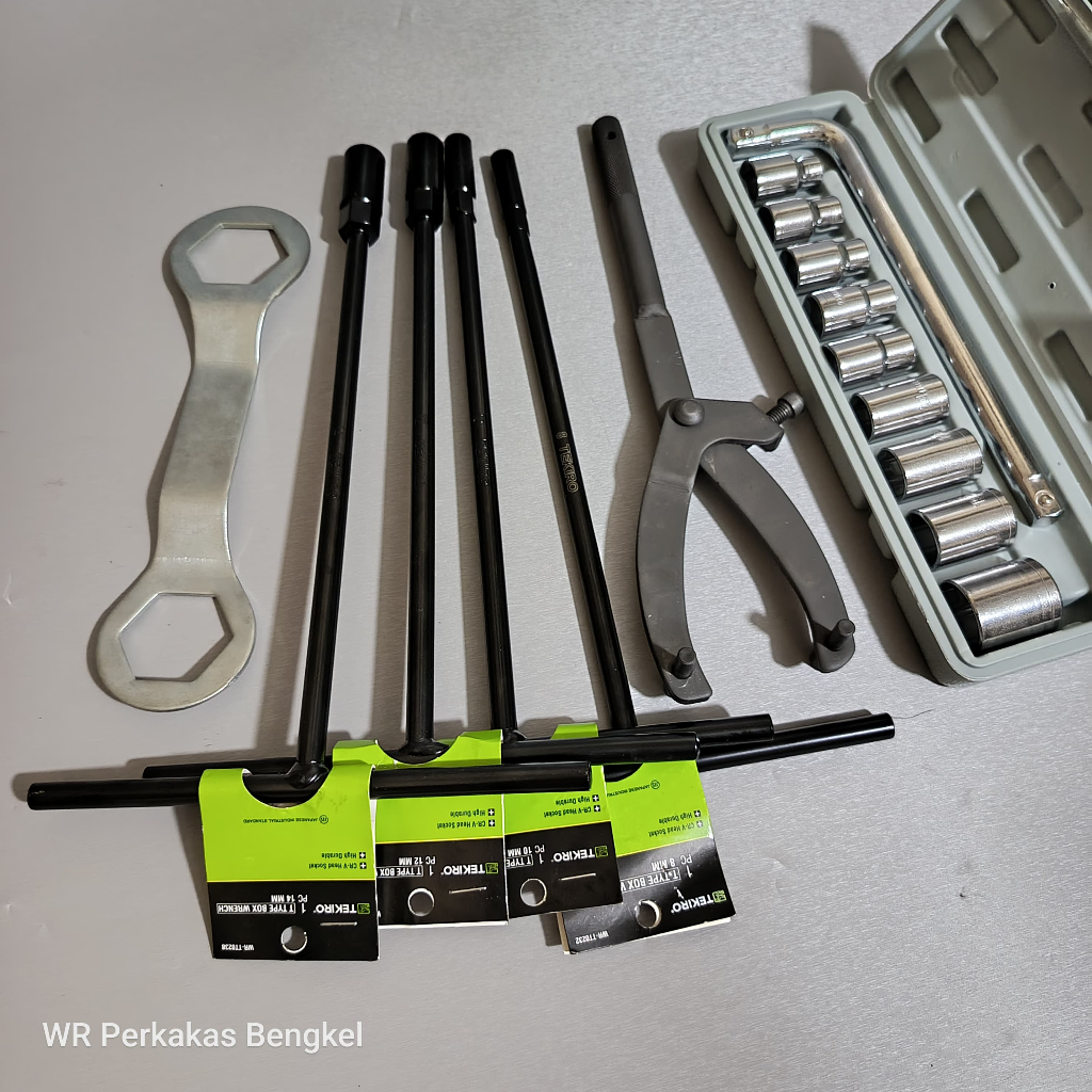 Jual PAKET KOMPLIT Treker CVT + Kunci 39x41 + Tekiro Kunci T 8 10 12 ...