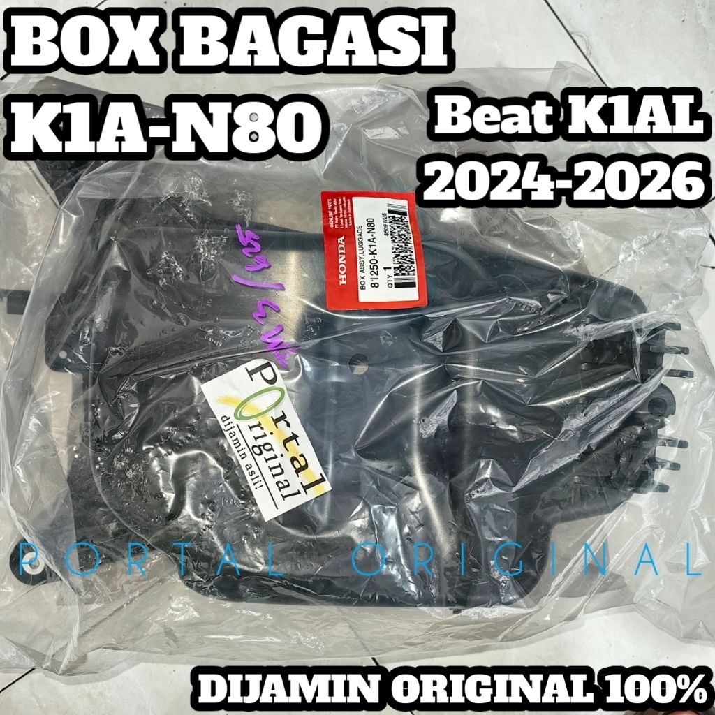Jual Box Bagasi K1A-N80 NEW BEAT K1AL Street tahun 2024-2025 Dijamin ...