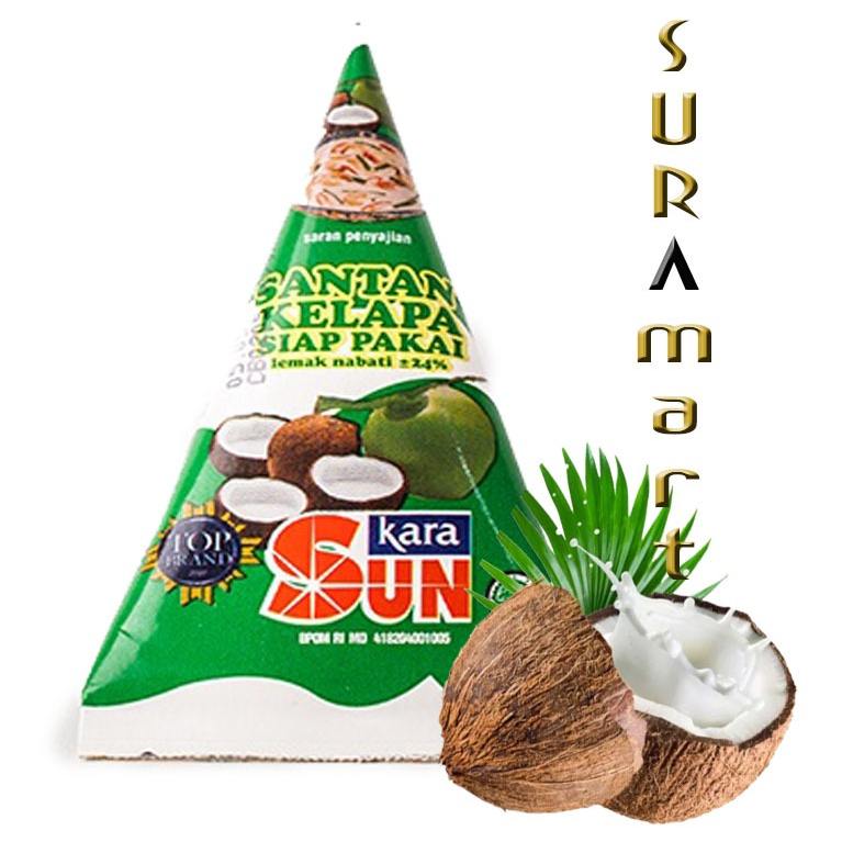 Jual (65 ml) SUN KARA SANTAN CAIR Kelapa (Coconut Cream) Kara Cair Air ...