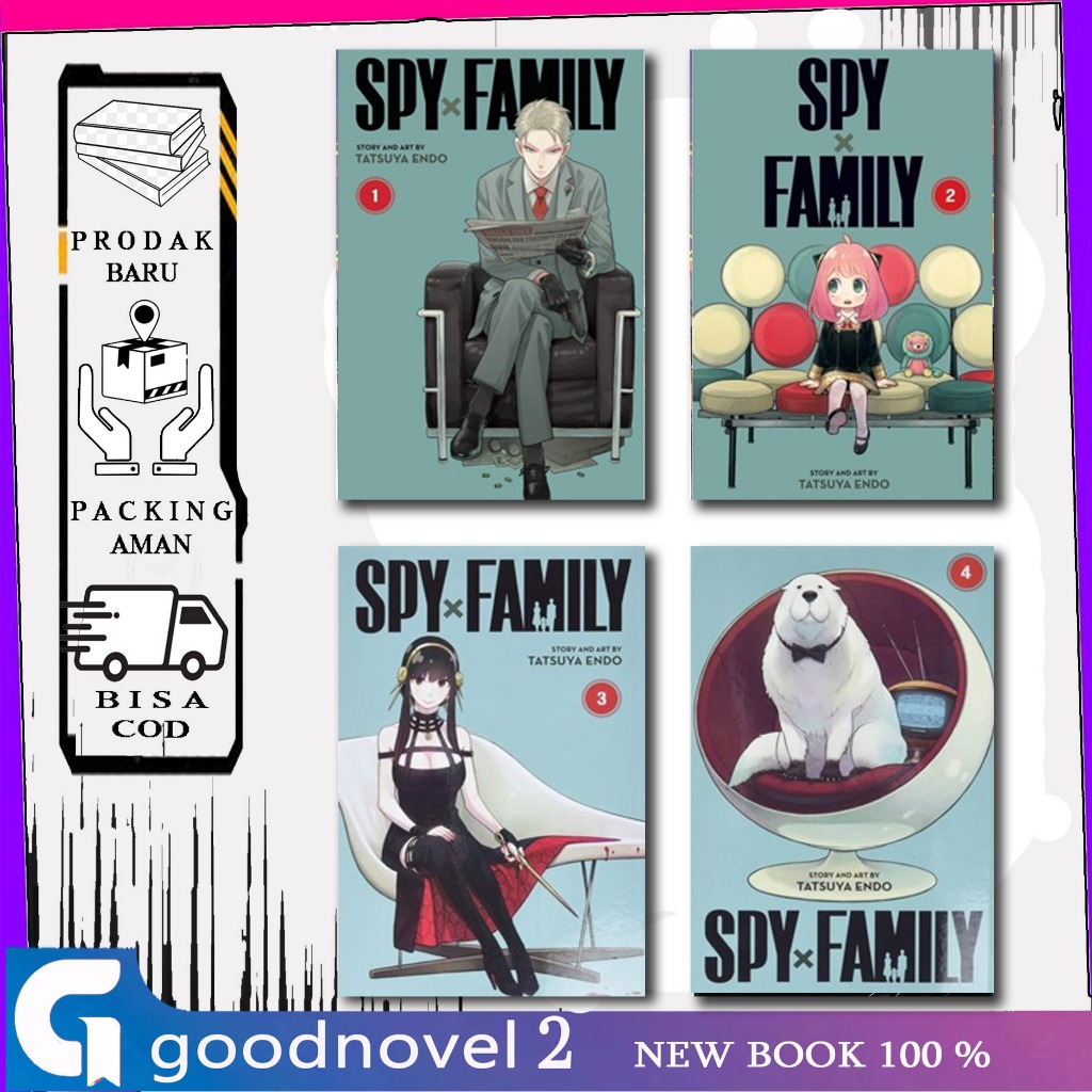 Jual Spy x Family (Manga/Komik) (12 book series) by Tatsuya Endo (English) | Shopee Indonesia