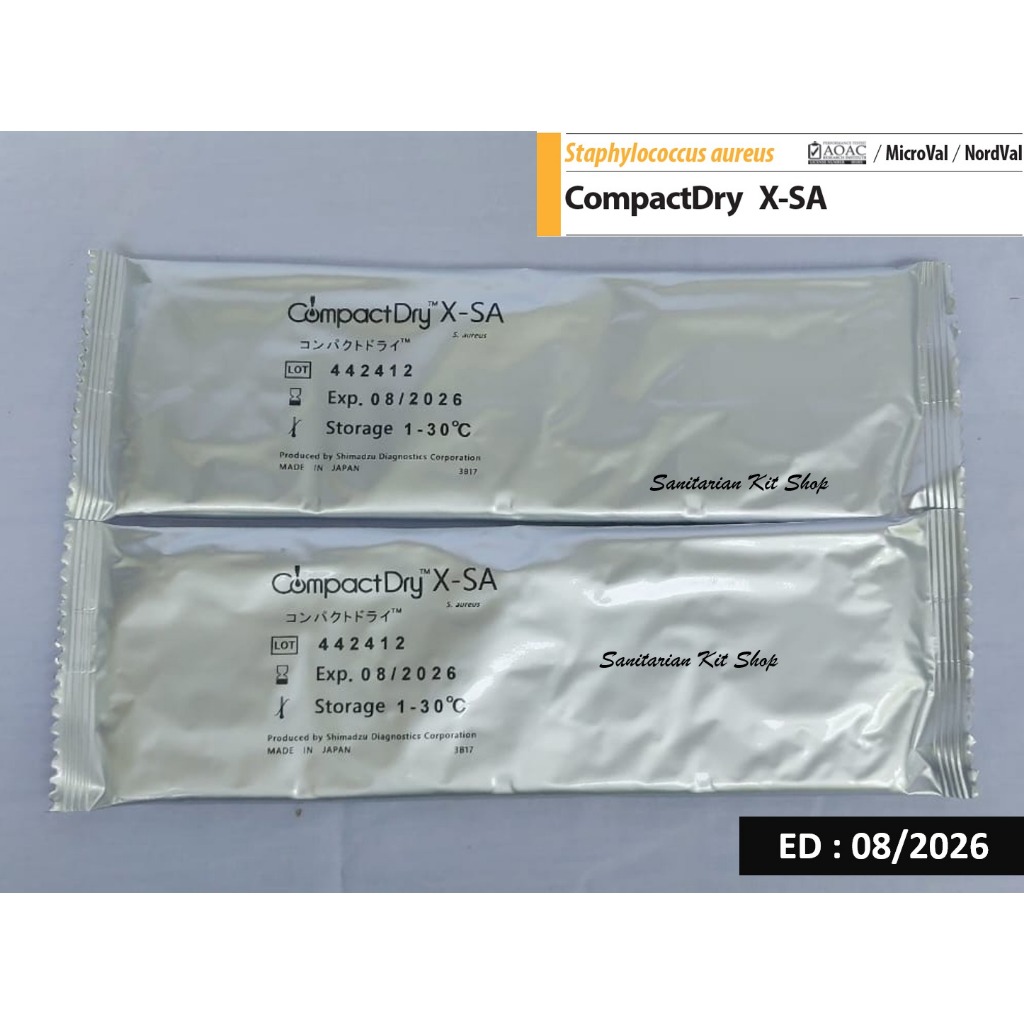 Jual Shimadzu CD X-SA / Compact Dry X-SA (Staphylococcus Aureus) 40 ...