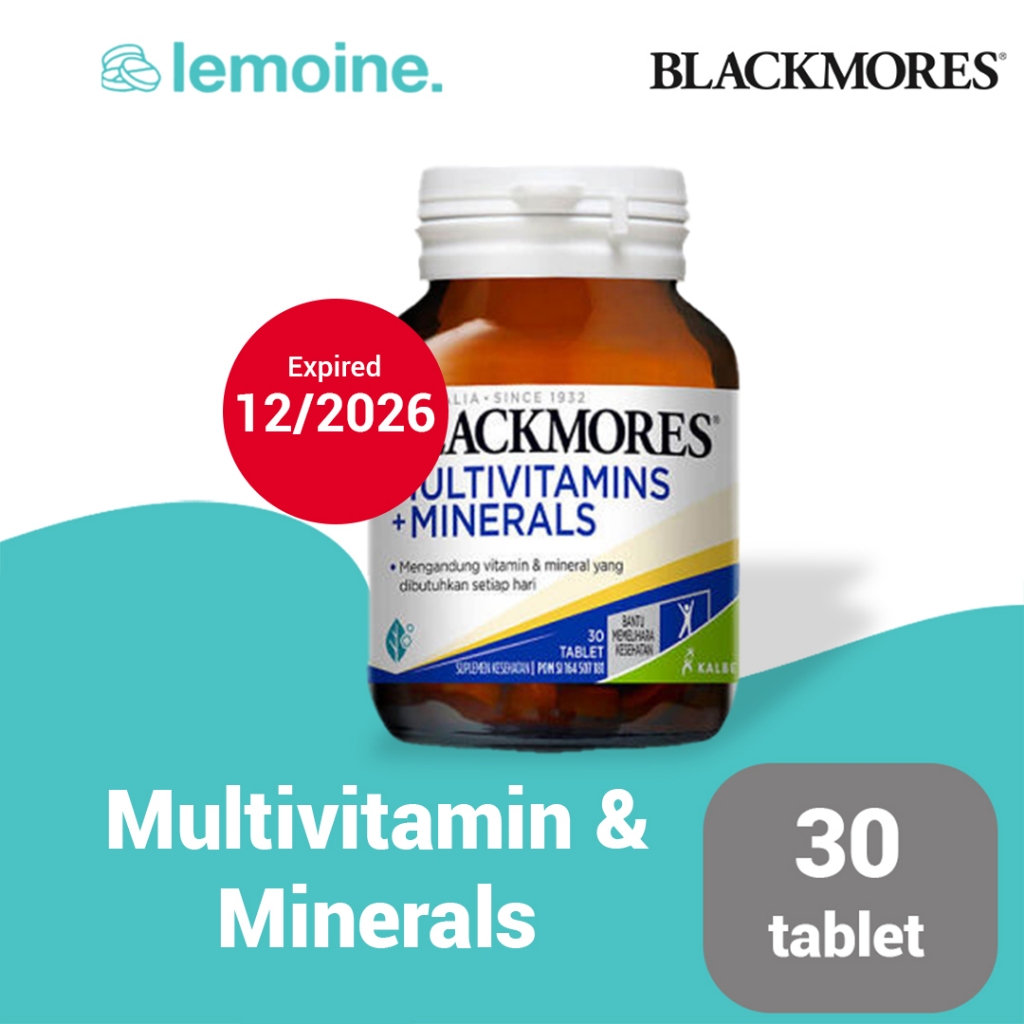Jual Blackmores Multivitamin and Mineral Bantu Jaga Kesehatan Tubuh Harian 30 tablet | Shopee ...