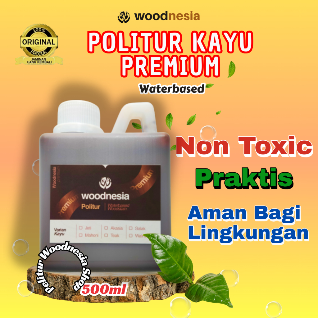 Jual Politur Plitur Kayu Jati dan Kayu Mahoni Woodnesia Pemium Pelitur ...