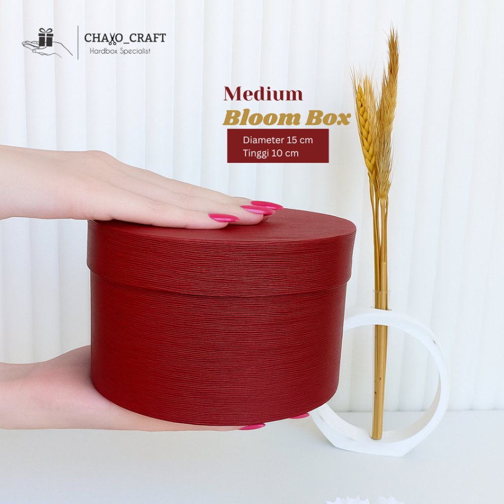 Jual Bloom Box D.15 T.10 cm - Hardbox Tabung - Gift Box Buket Bunga - Kotak Kado Wisuda | Shopee ...